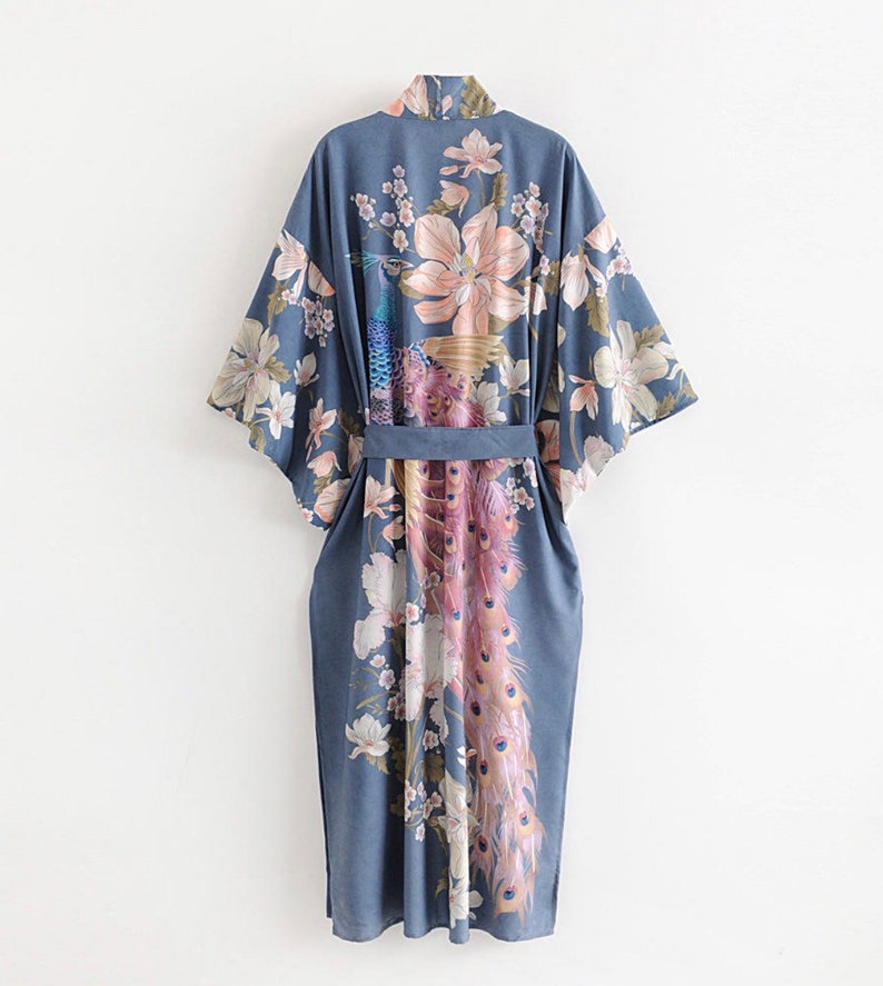 Bohemian Robe Bohemian Duster Kimono Postpartum Robe - Etsy
