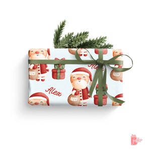 Personalized Christmas Wrapping Paper | Custom Holiday Gift Wrap ...