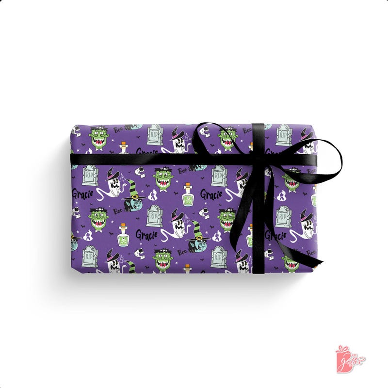 Spooky Wrapping Paper - Etsy