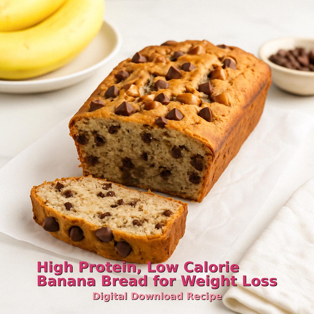 Healthy High Protein Banana Bread – Low Calorie Recipe for Weight Loss ...