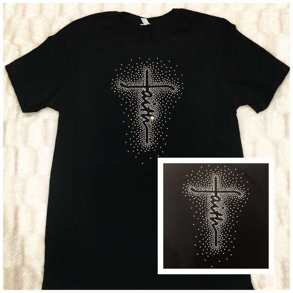 Faith Bling Shirt Etsy