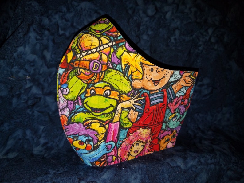 80s Mask Large Print Version Face Mask 80s Mask She-ra | Etsy