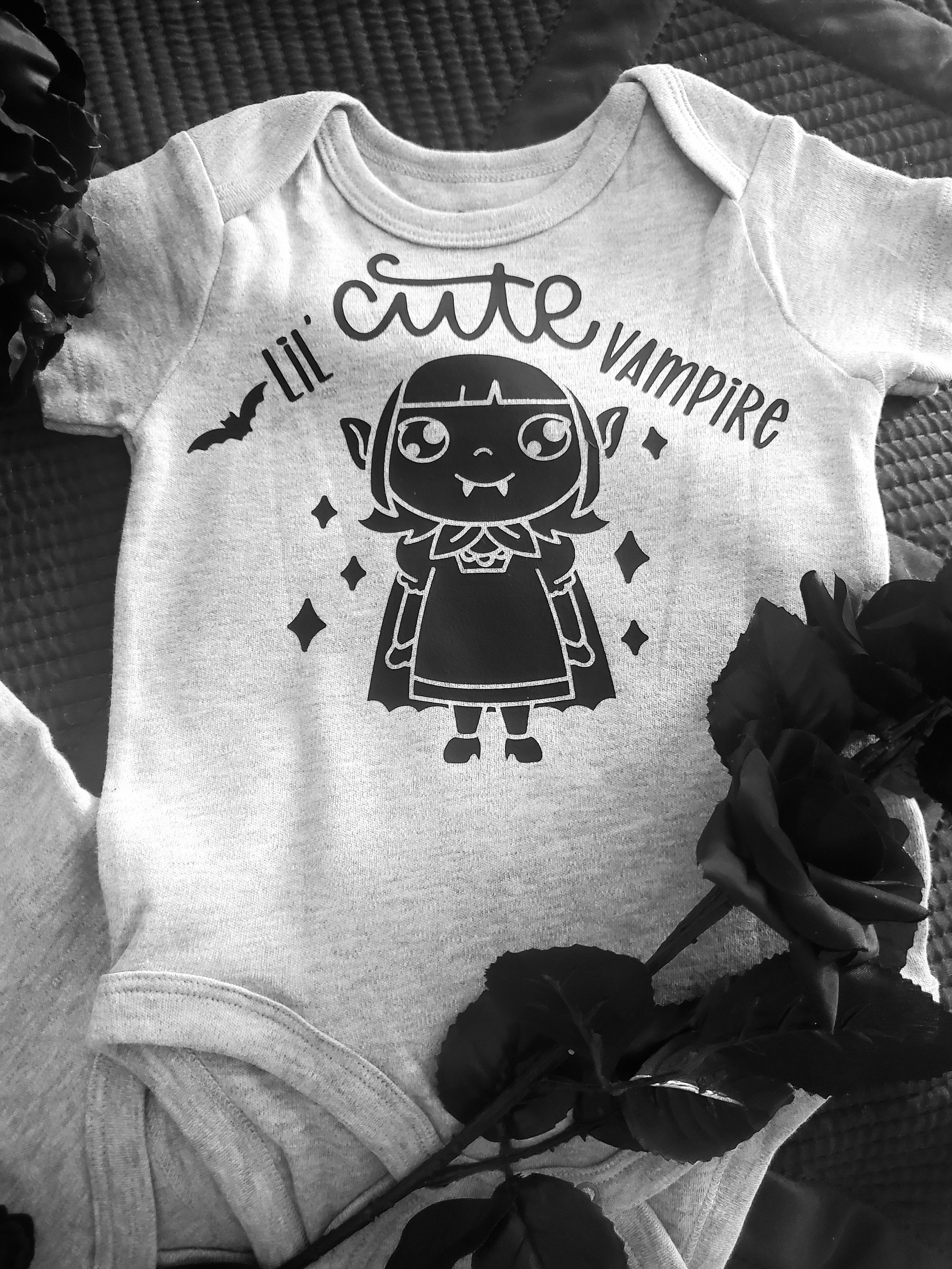 Goth Baby Onsie, Gothic Baby Onsie, Halloween Baby Onsie, Vampires ...