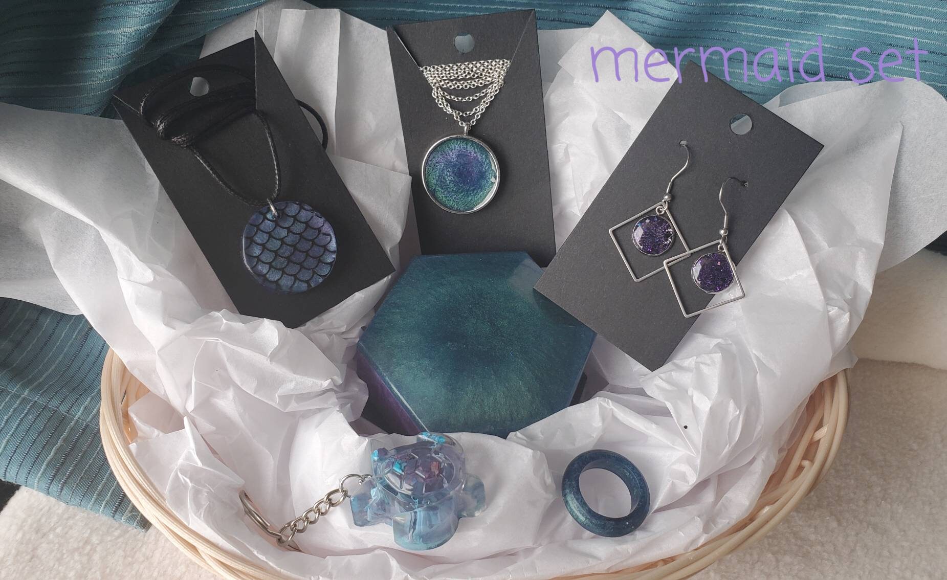 Ocean Gift Basket Ocean Jewelry Gift Basket Holiday Gift | Etsy UK