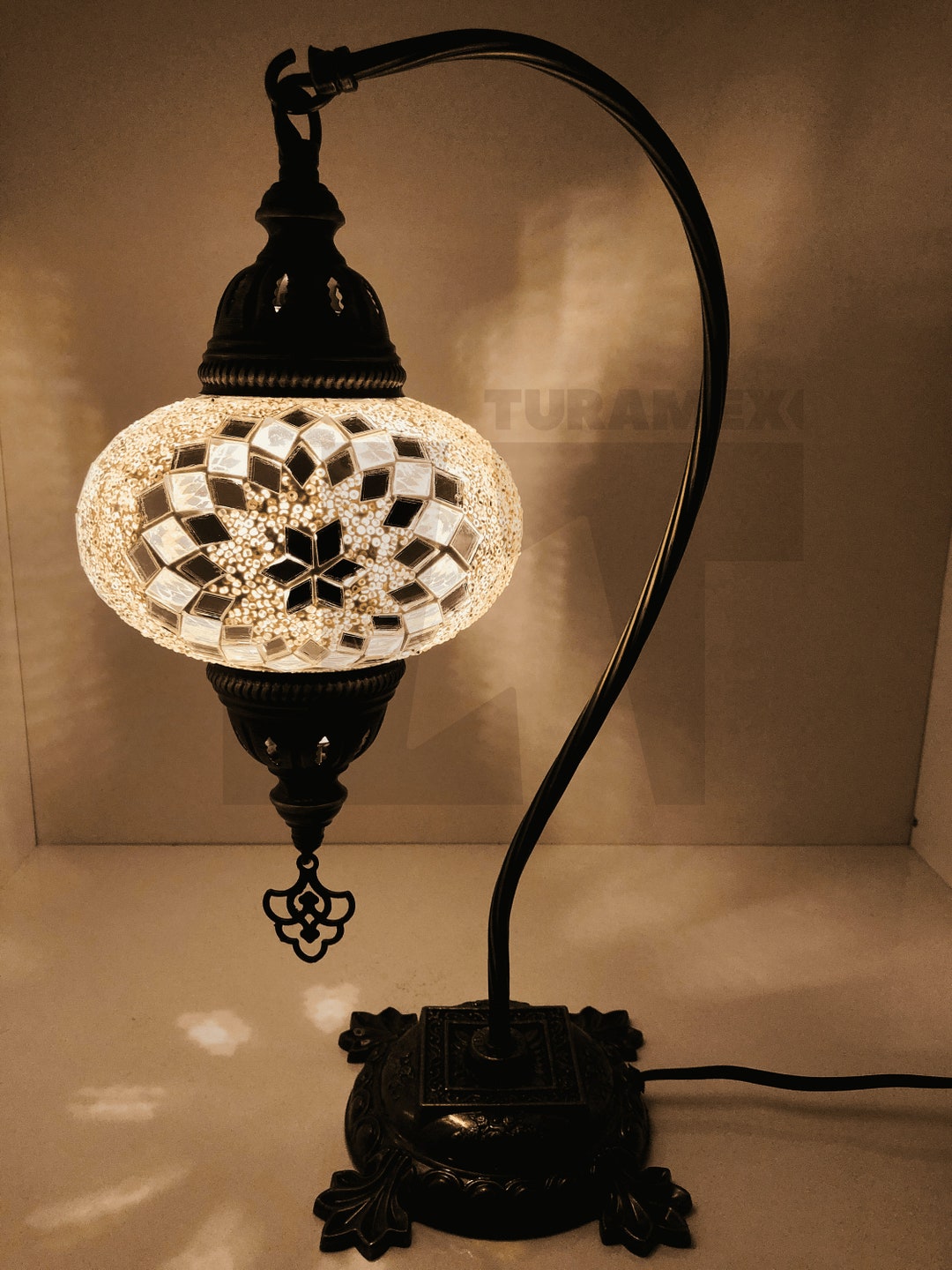 Handcrafted Turkish Mosaic Table Lamp: Unveiling the East's Enigmatic ...