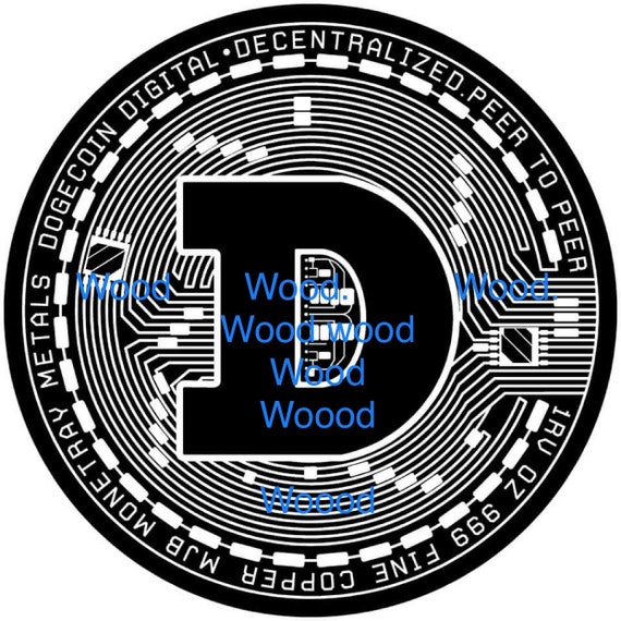 This is ONE Premium Layered Svg File of a DOGE Coin | Etsy