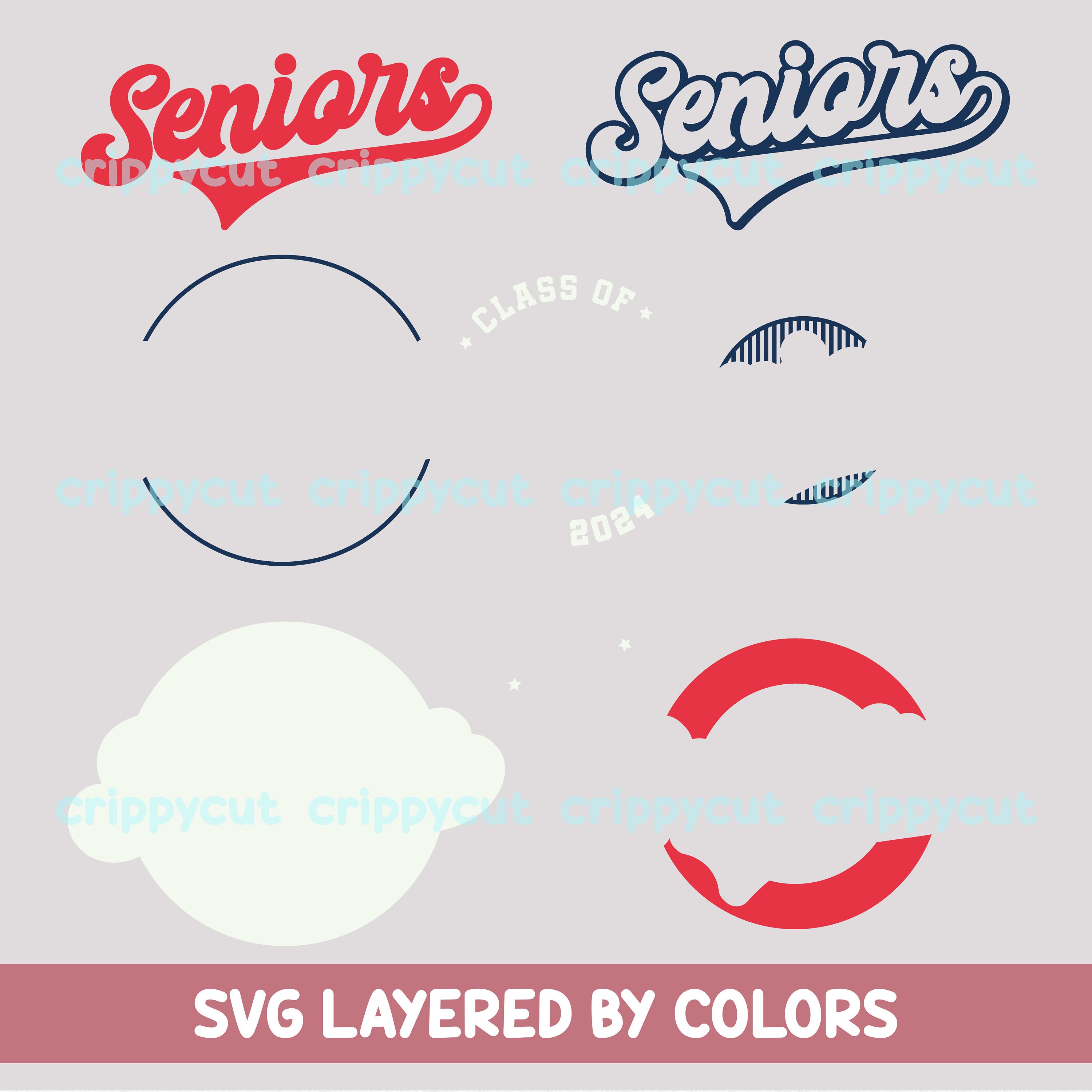 Senior Graduation 2024 SVG & PNG, Vintage Style, Sublimation, Clipart T ...