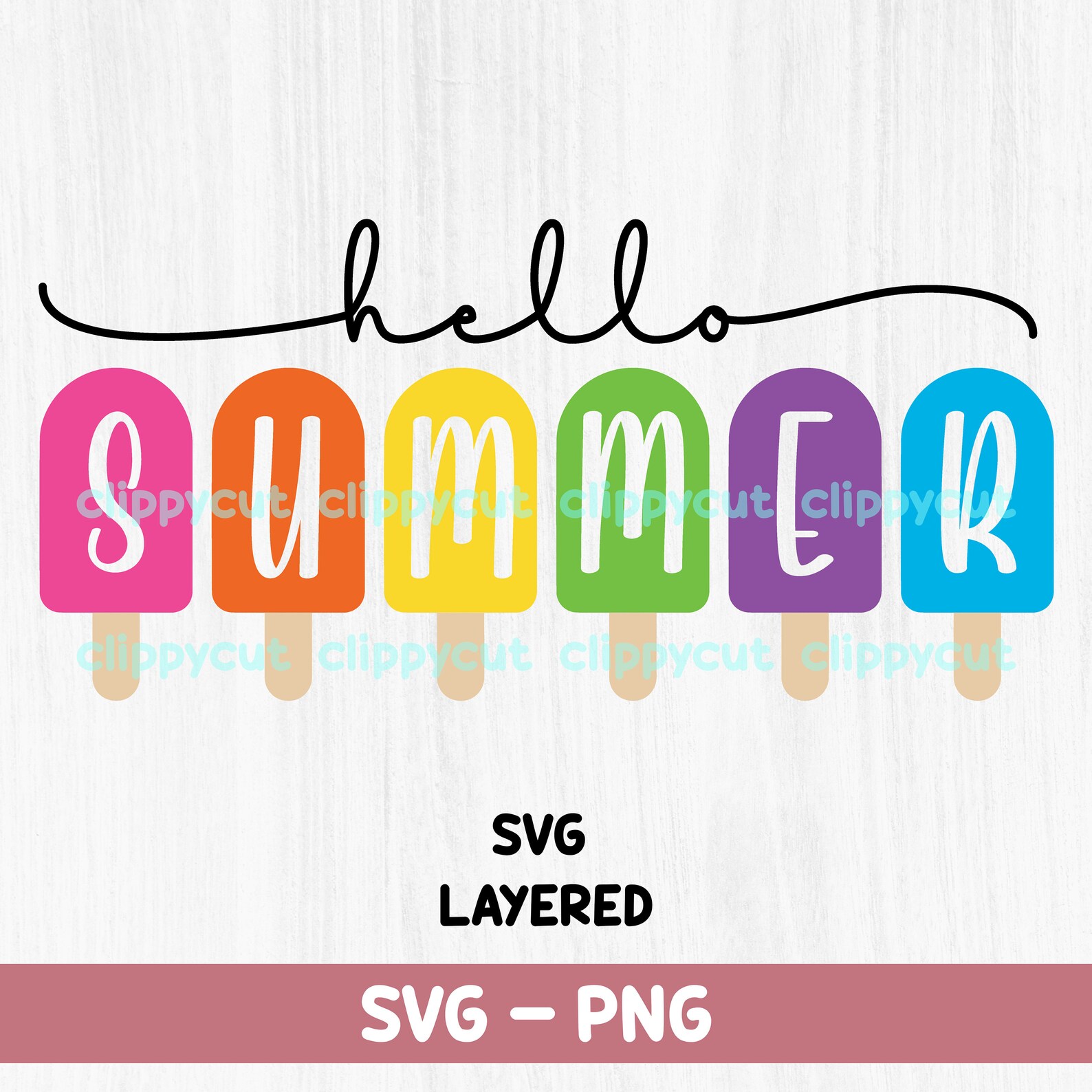 Hello Summer Popsicles SVG, Welcome Summer Svg, Summer Sign Svg, Hello ...