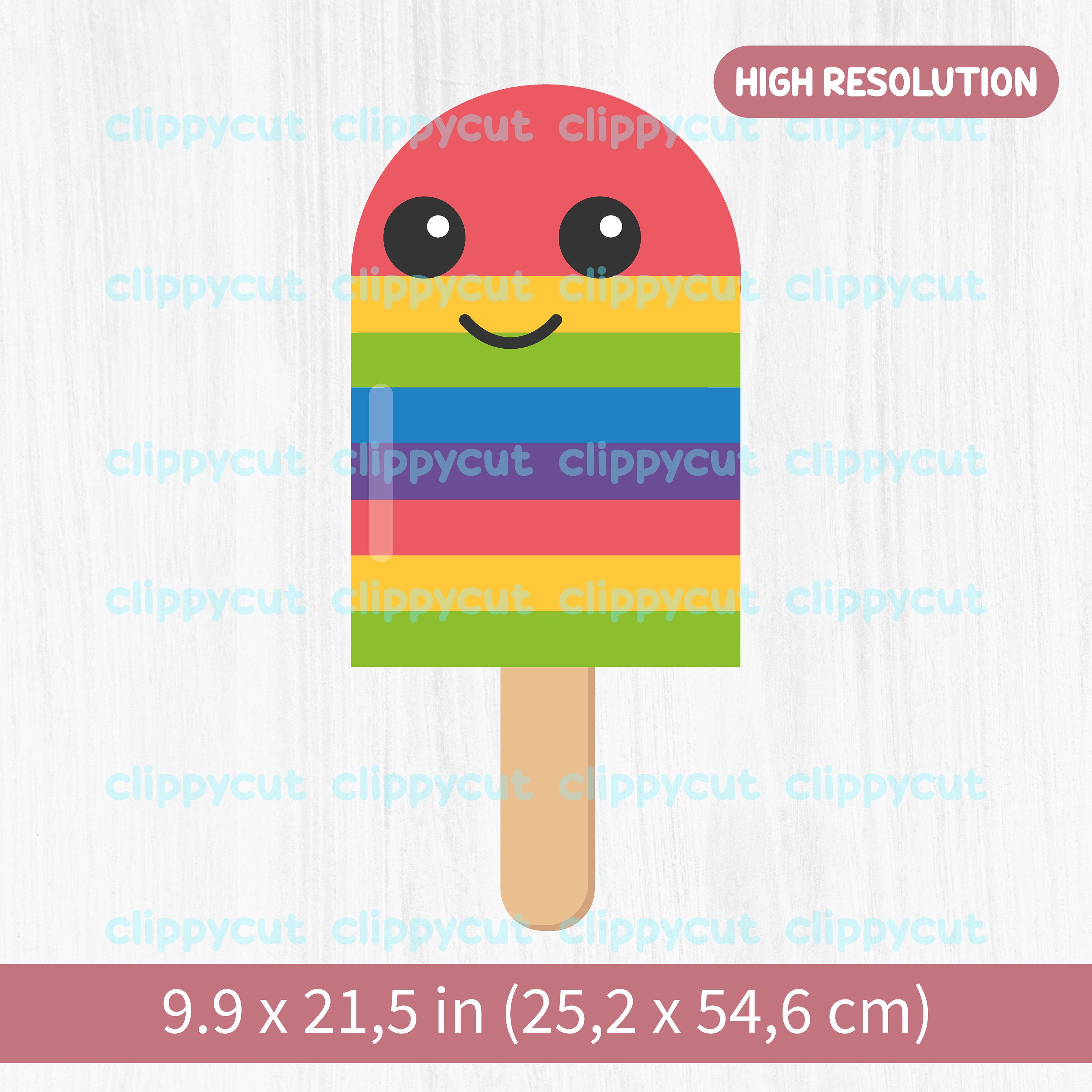 Popsicles Clipart, Cute Ice Pops Clip Art Set, Summer Images, Kawaii ...