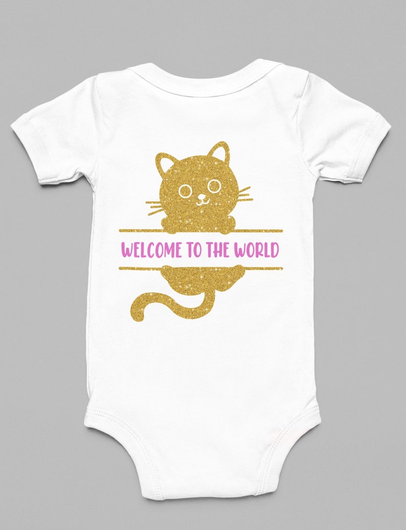 Cat Monogram Svg, Cat Monogram Png, Cute Black Cat Clipart, Kitten Svg ...