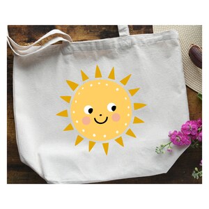 Sun Clipart BUNDLE, PNG Files, Happy Cute Sun Set, Sun Faces, Summer ...
