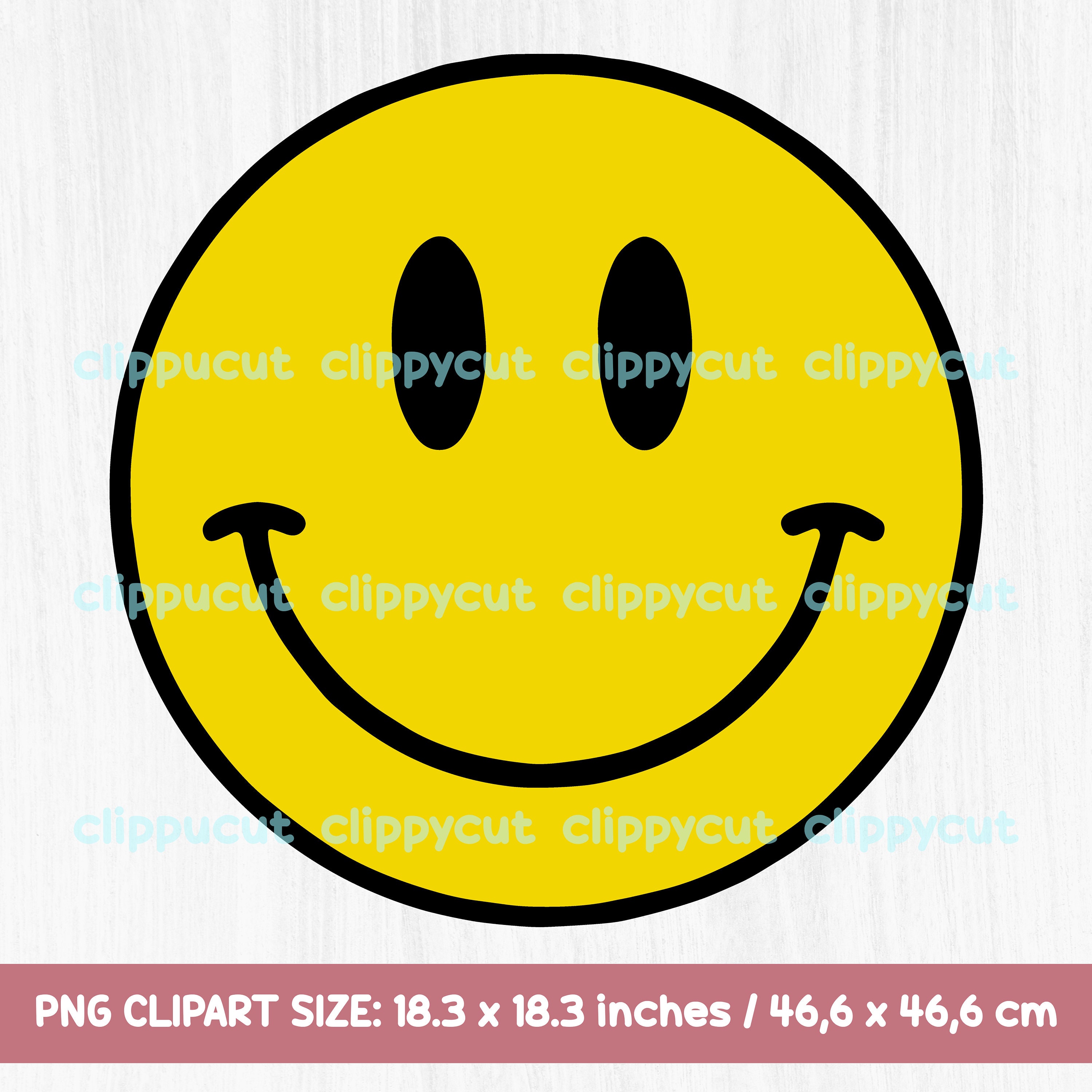 Smiley SVG, Happy Face, Smile Emoji, Classic, PNG Clipart Sublimation ...