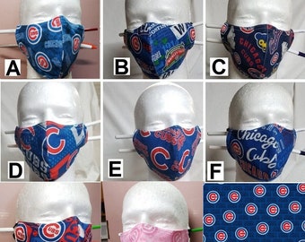 Chicago Cubs Mask - Etsy
