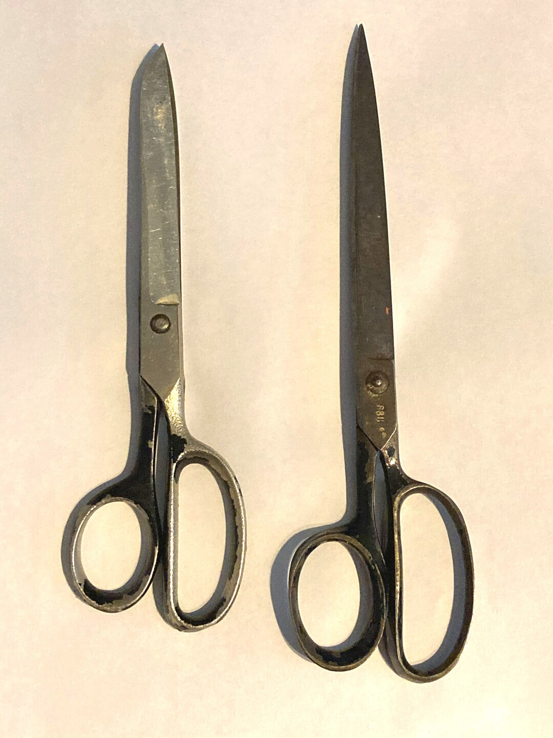Two Vintage Seamstress Shears - Etsy