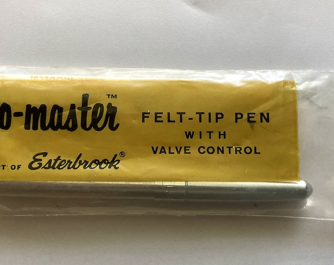 Vintage Flo-master Marker Felt-tip Pen With Control Valve From ...