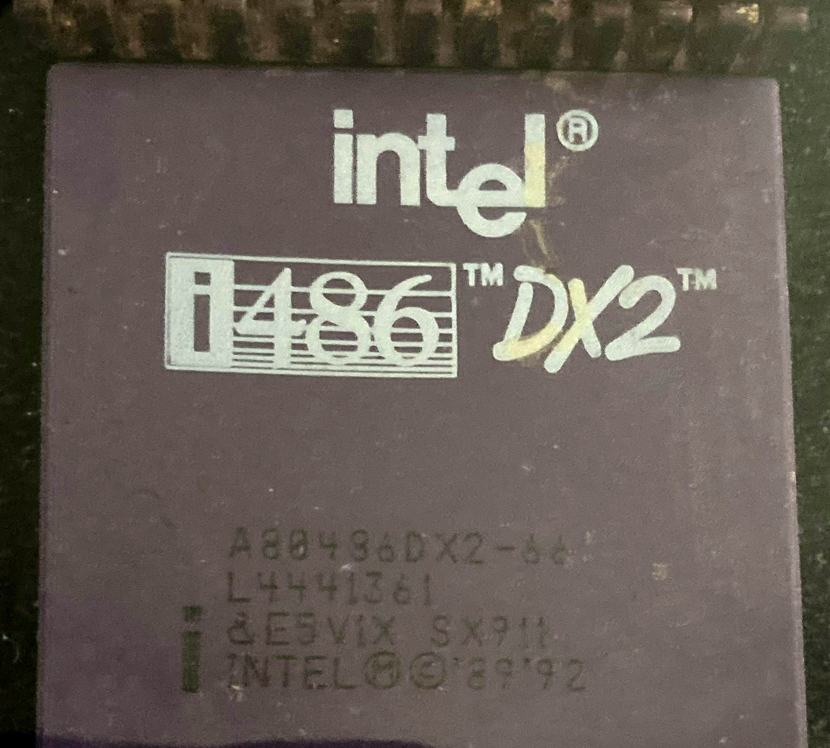 Rare Vintage Intel I486dx2 Processor - Etsy