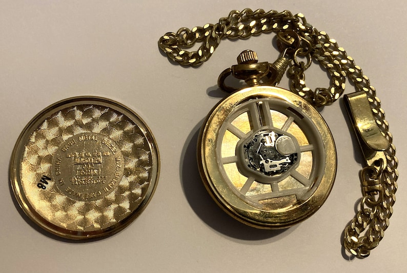 Vintage Milan Pocket Watch With Motorcycle - Etsy