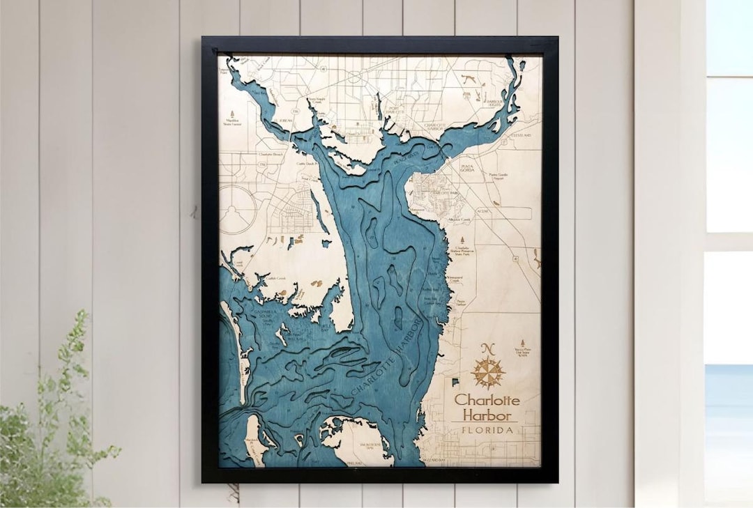 3D Custom Lake Map, Wood Lake Map, Lake Map, Lake House Decor, Lake Art ...