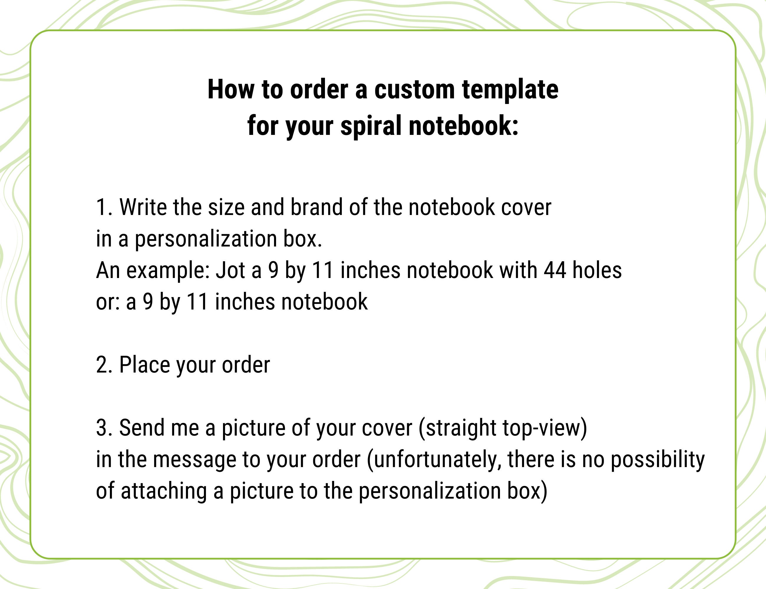 Custom Spiral Notebook Cover Template SVG and PNG Cut Files - Etsy