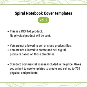 Notebook Template SVG, Spiral Notebook Cover Templates, 9 SVG Notebook ...