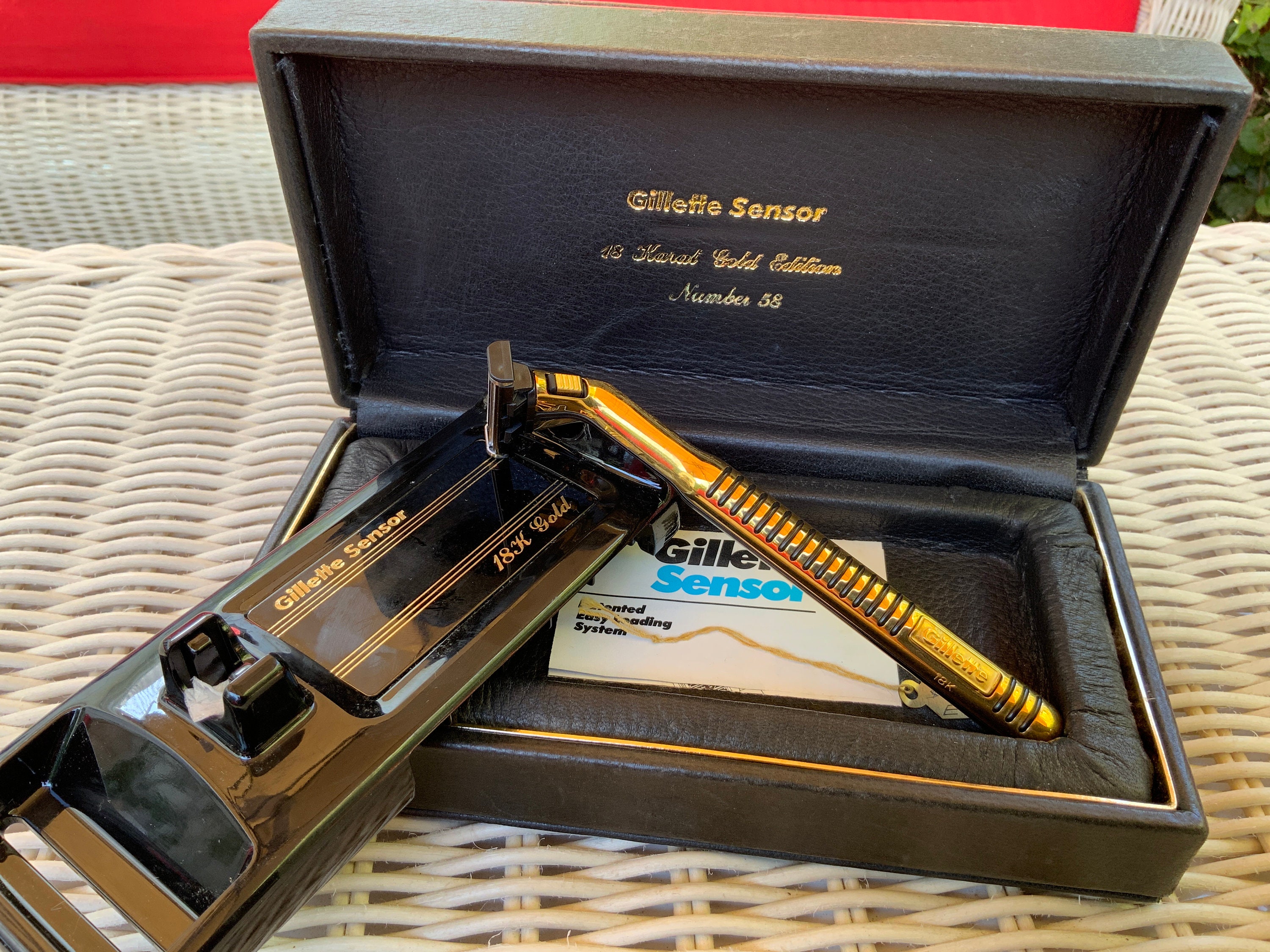 Gillette 18kt Gold Razor - Etsy