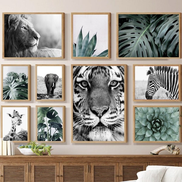 Giraffe Poster Print Zoo Animal Kids Room Decor Maximalist Design Fun ...