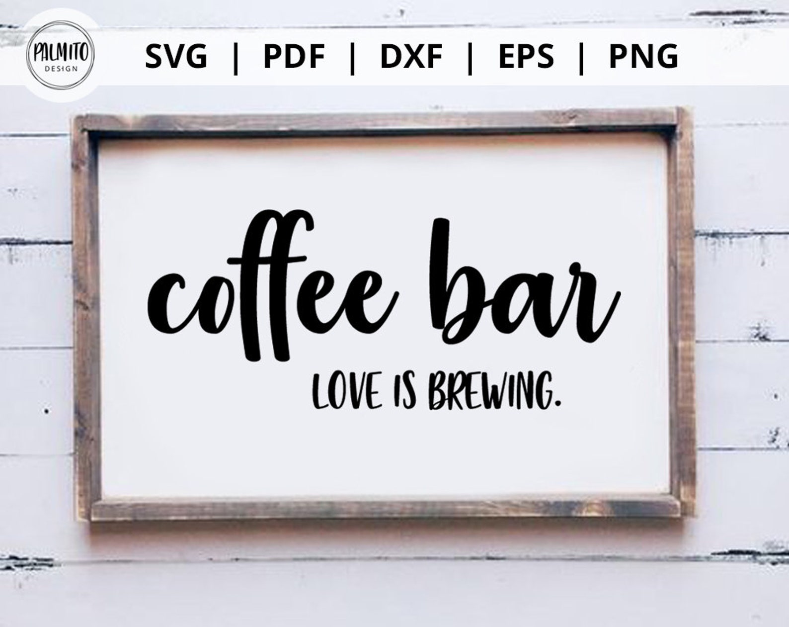 Coffee Bar Sign Svg Farmhouse Cut File Coffee Svg Kitchen - Etsy Canada