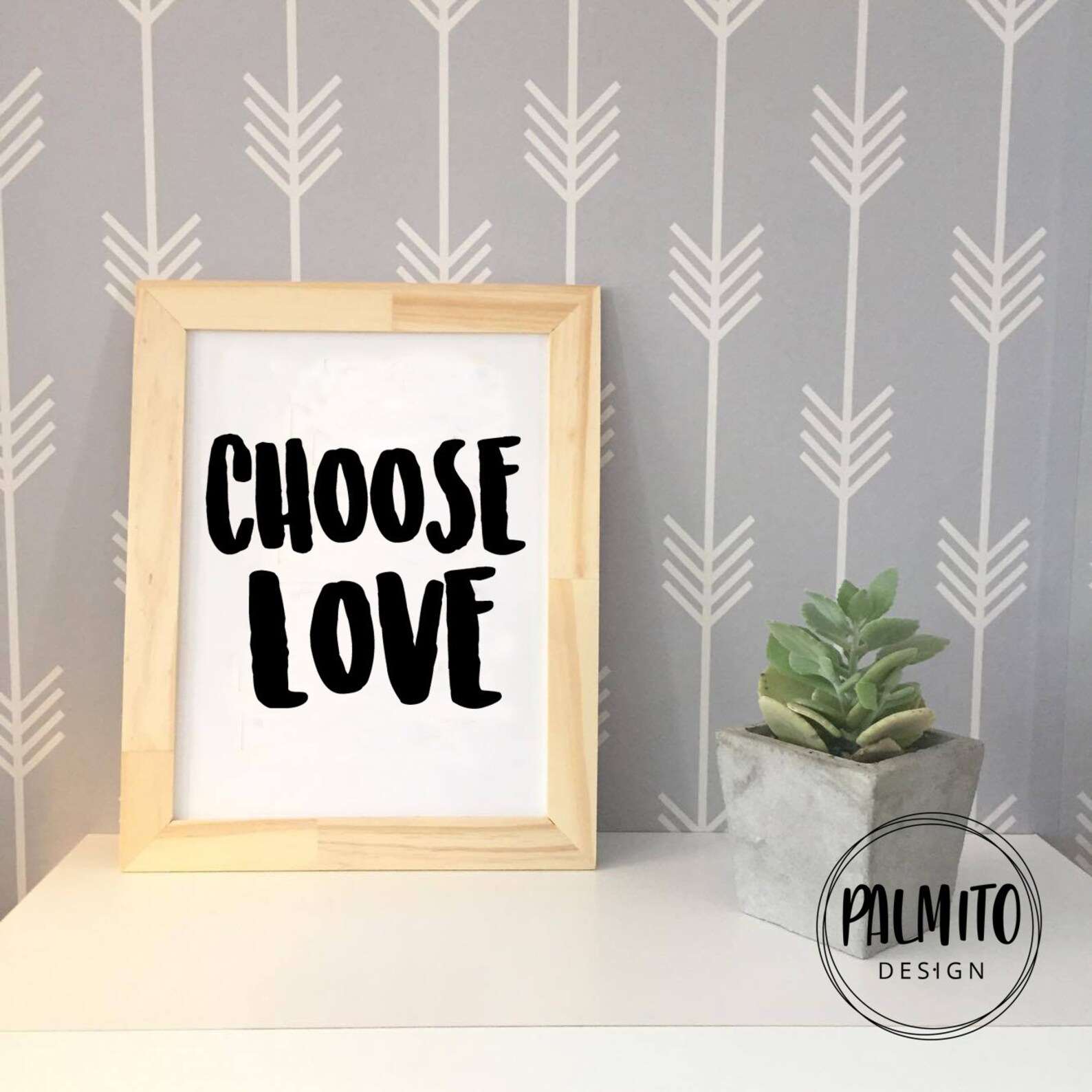 Choose Love Digital Print Love Wall Art Love Prints Digital | Etsy
