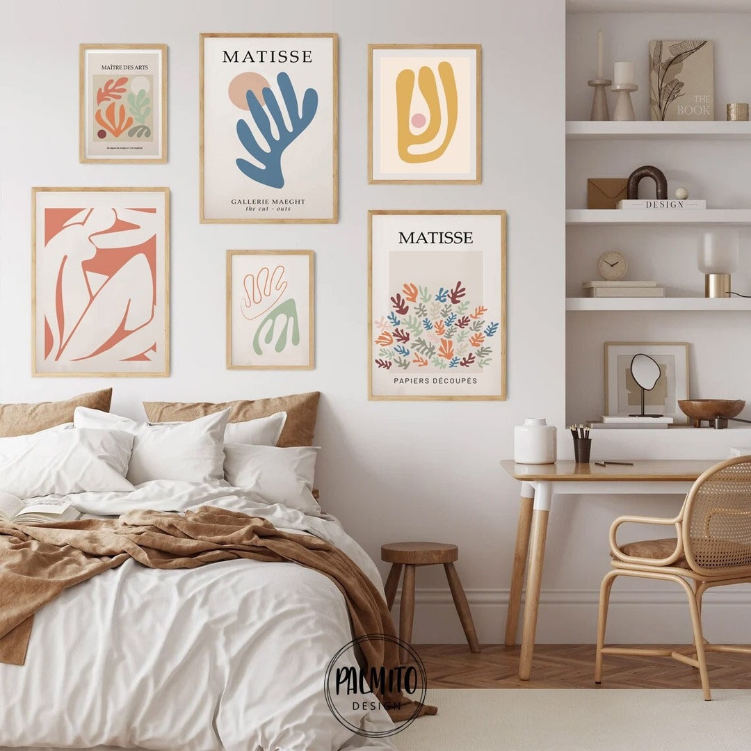 Matisse Print Set, Set of 6 Prints, Printable Wall Art Colorful ...