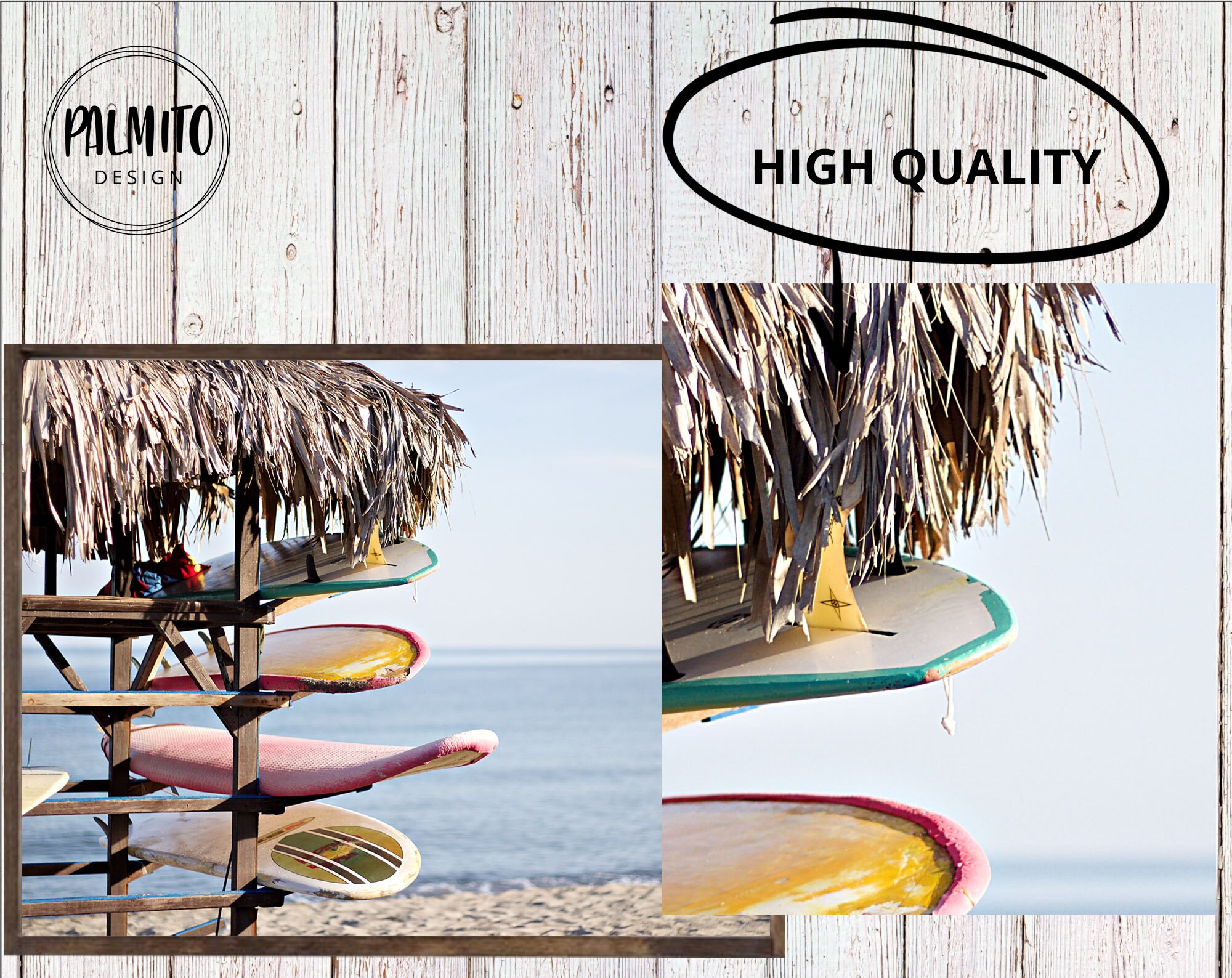 Gallery Wall Set Surf Digital Print Surfboard Print Wave - Etsy