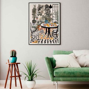 Colorful Kitchen Wall Art, Breakfast Print, Digital Download, Bright ...