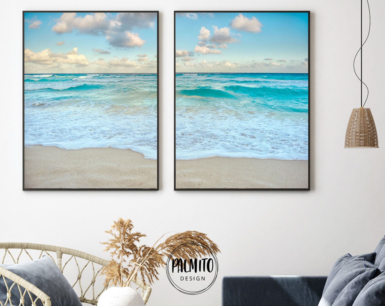 Ocean Printable Wall Art Ocean Print Ocean Set of 2 Prints - Etsy