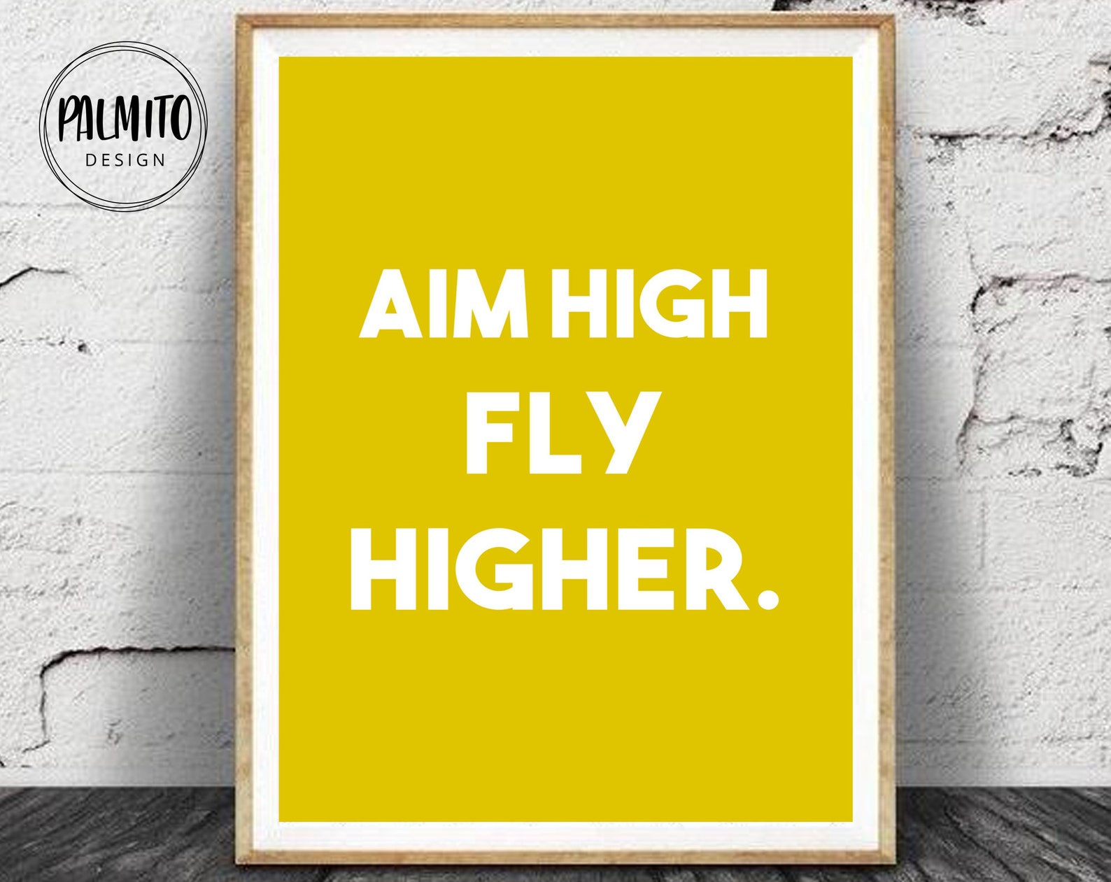 Aim High Fly Higher Printable Art Inspirational Quote Print - Etsy
