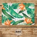 Tropical Printable Placemats Set Tropical Leaves Tropical - Etsy