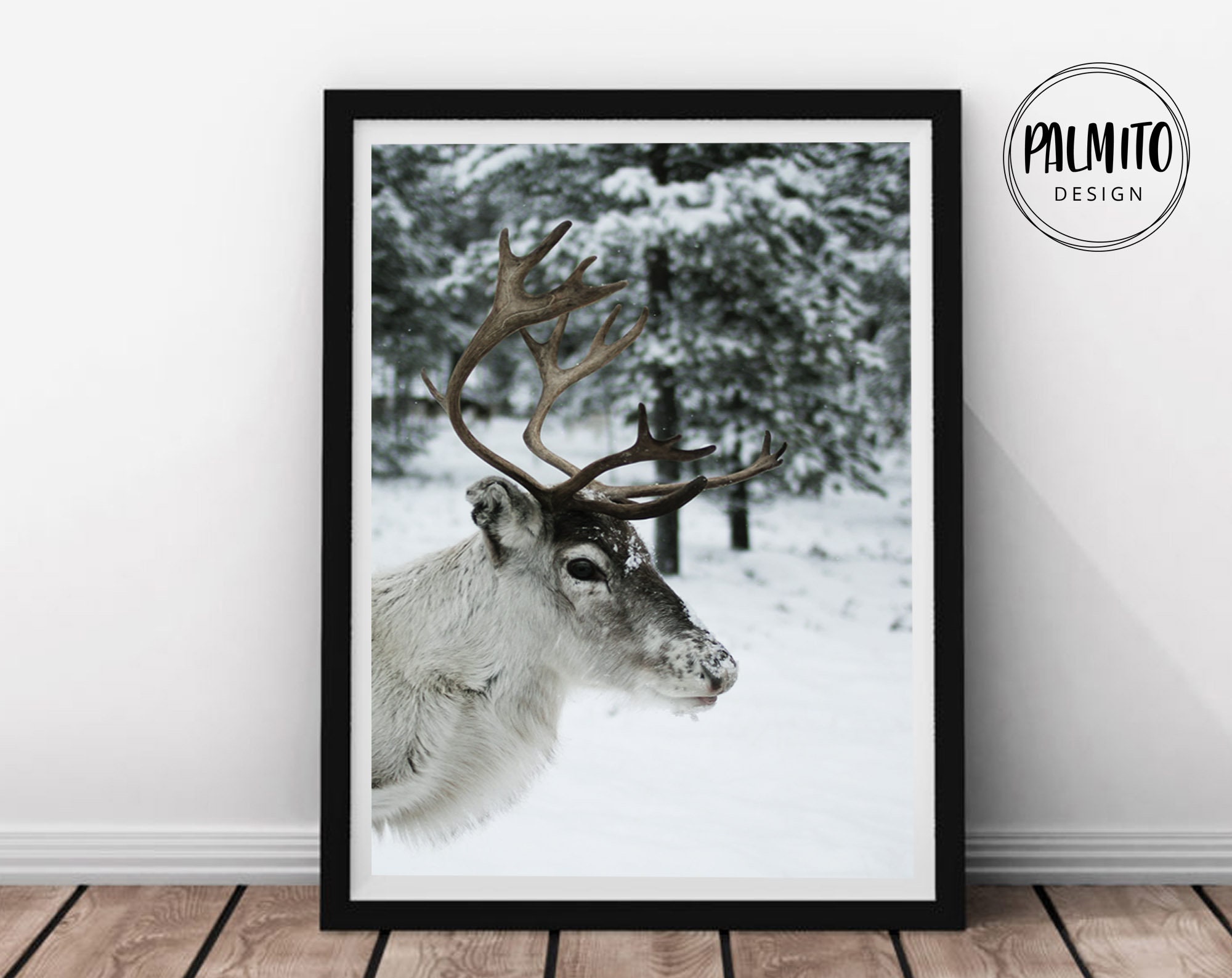 Winter Printable Wall Art Set of 3 Nordic Christmas Wall Art - Etsy