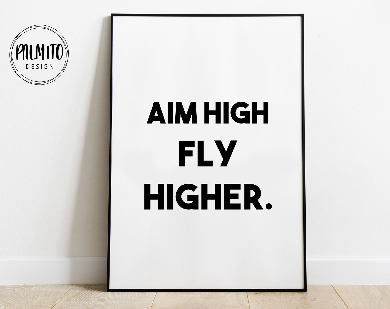Aim High Fly Higher Printable Art Inspirational Quote Print - Etsy