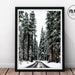 Winter Printable Wall Art Set of 3, Nordic Christmas Wall Art Set ...