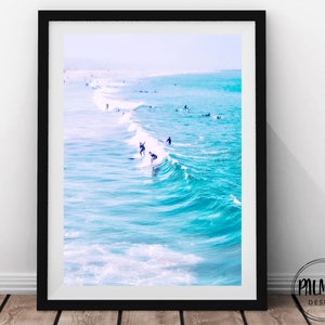 Beach Themed Decor, Set of 5 Surf Posters, Surf Nursery Decor ...