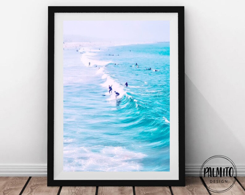 Beach Themed Decor Set of 5 Surf Posters Surf Nursery Decor - Etsy