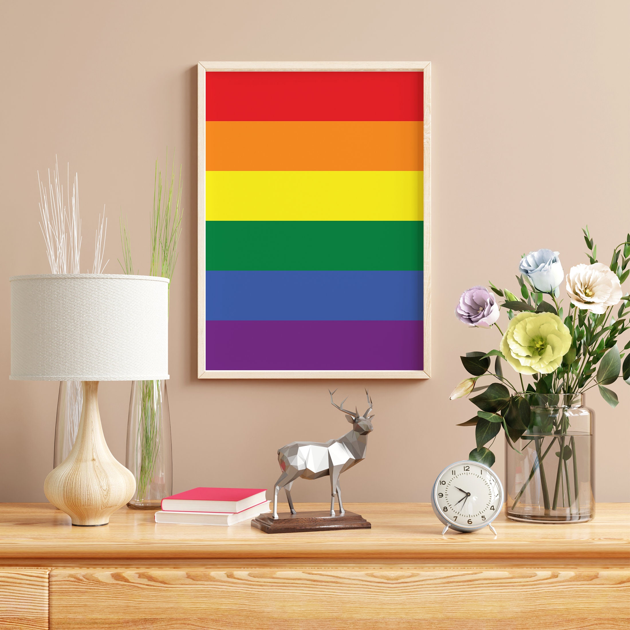 Pride Art Print LGBTQ Decor LGBT Pride LGBTQ Pride Rainbow - Etsy