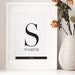 Personalized Last Name Poster Last Name Sign Print Custom - Etsy