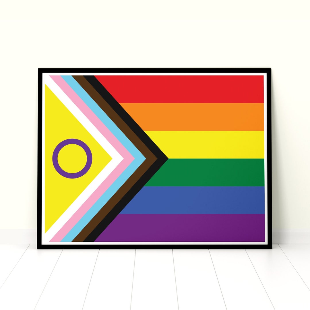 Intersex Inclusive Pride Progress Flag Art Print (digital Download) - Etsy