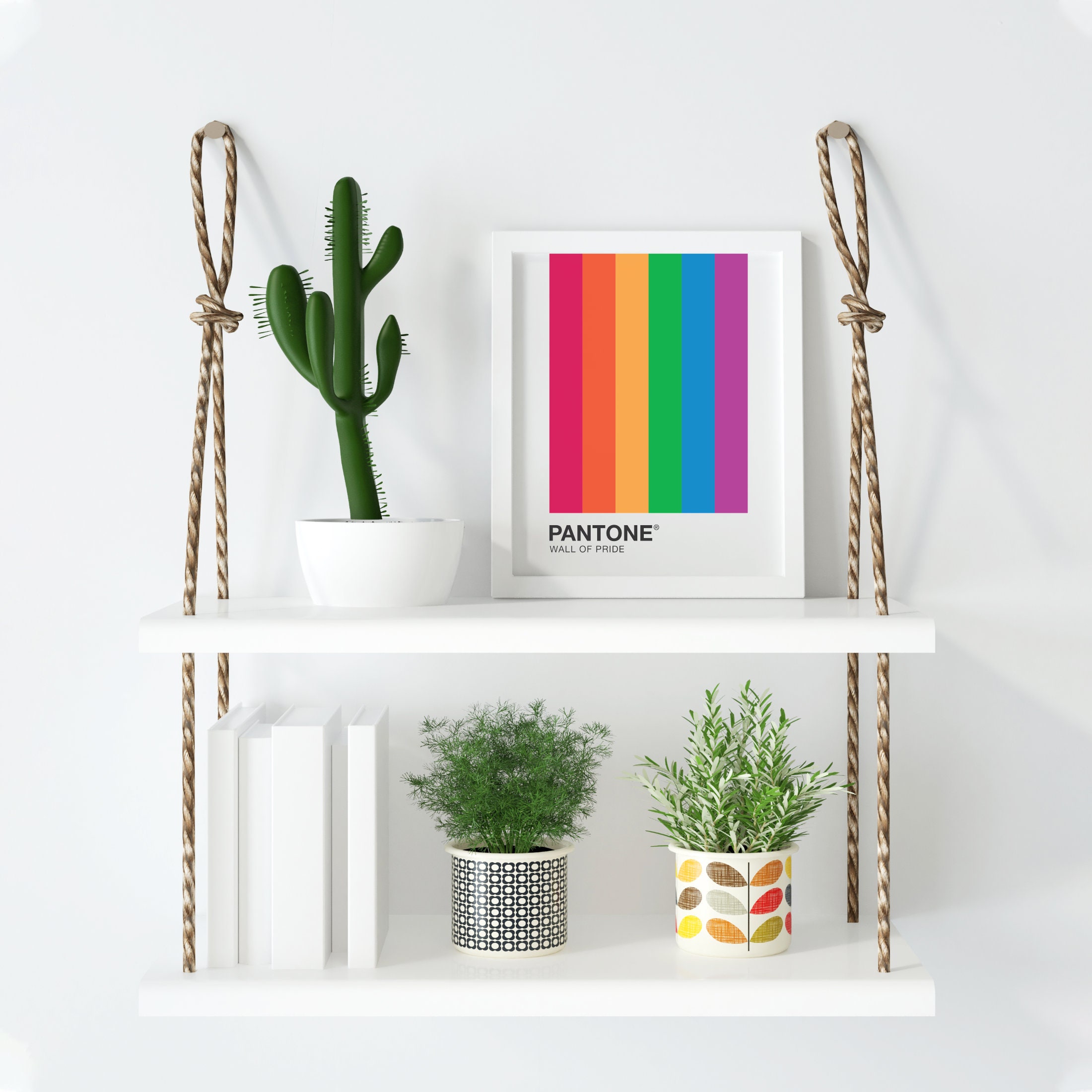 Pantone Pride Print, LGBTQ Wall Decor, LGBTQIA Decor sold by Classy ...