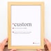 Personalized Name Definition Prints, Custom Word Definition, Word ...