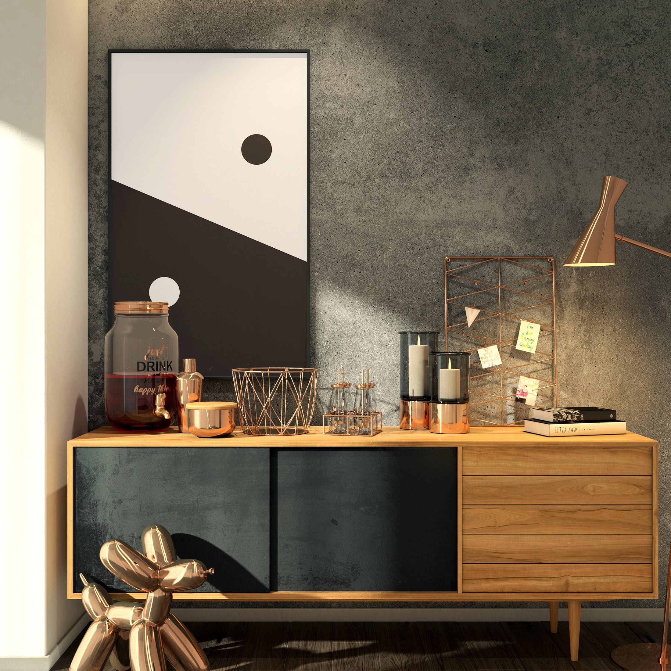 Modern Yin Yang Art, Yin and Yang, Yin Yang Prints, Black and White ...