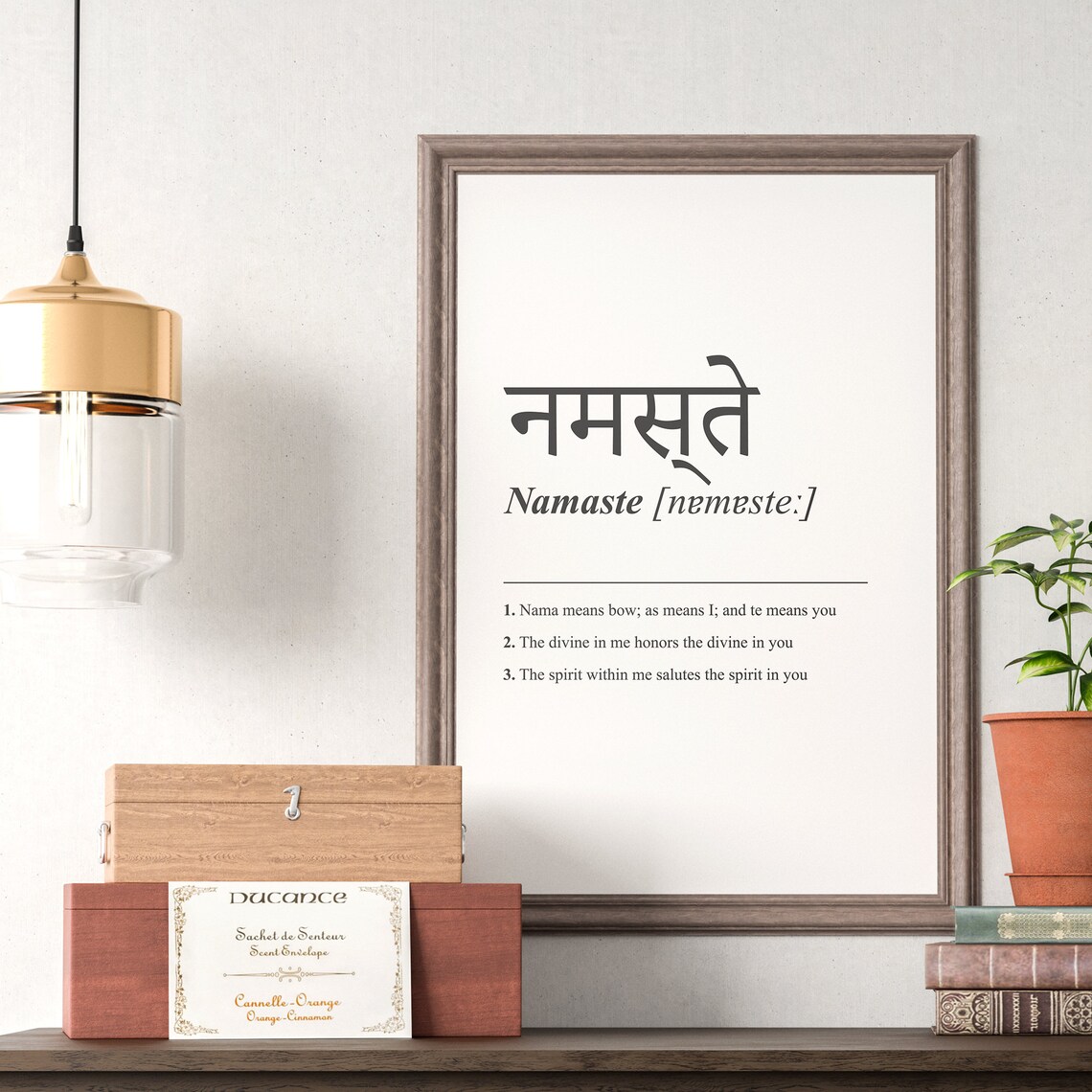 Namaste Definition Print Namaste Sign Namaste Printable - Etsy