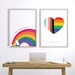 LGBTQ Friendly, Safe Space Sign, Classroom Poster, Pride Art Print ...