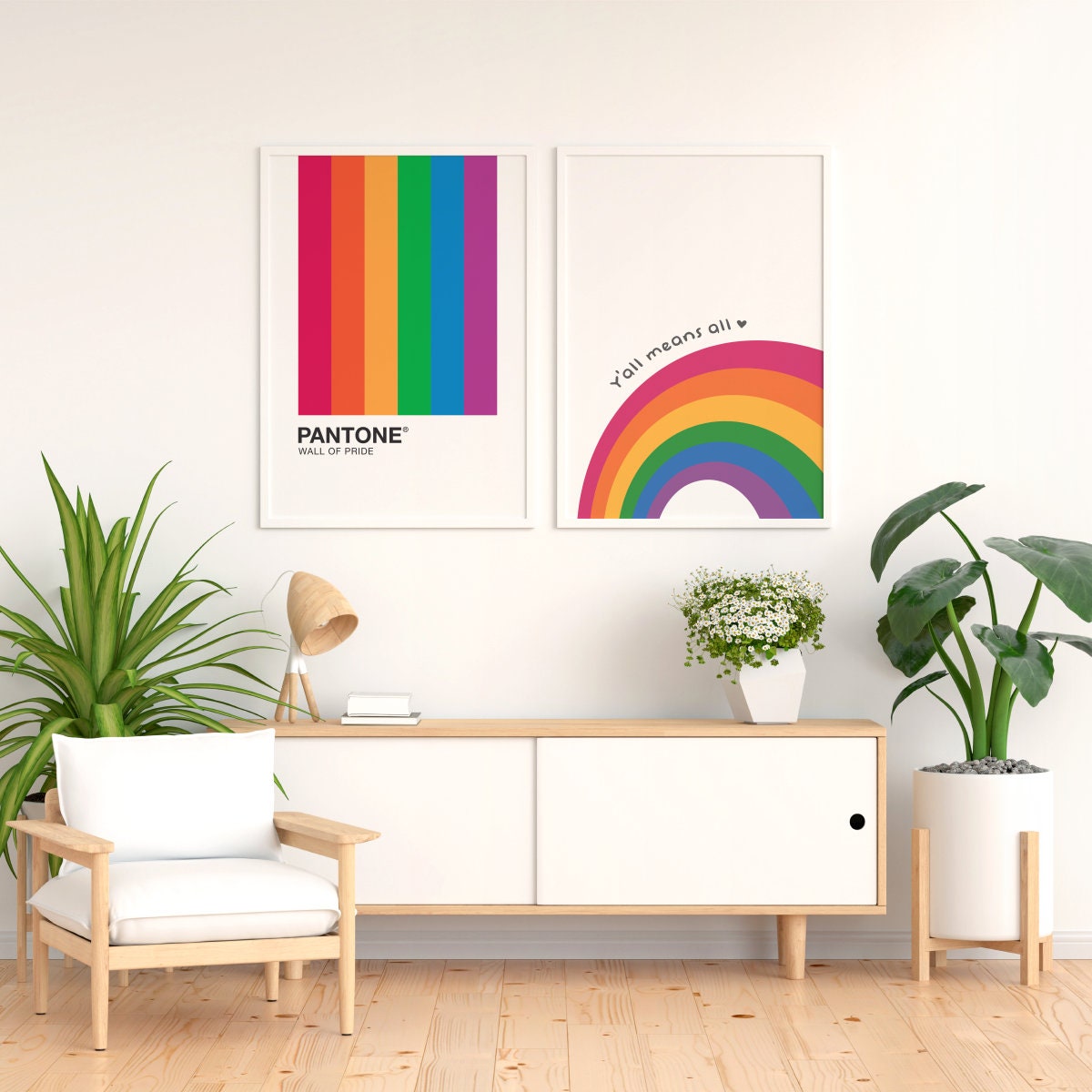 Pantone Pride Print, LGBTQ Wall Decor, LGBTQIA Decor sold by Classy ...