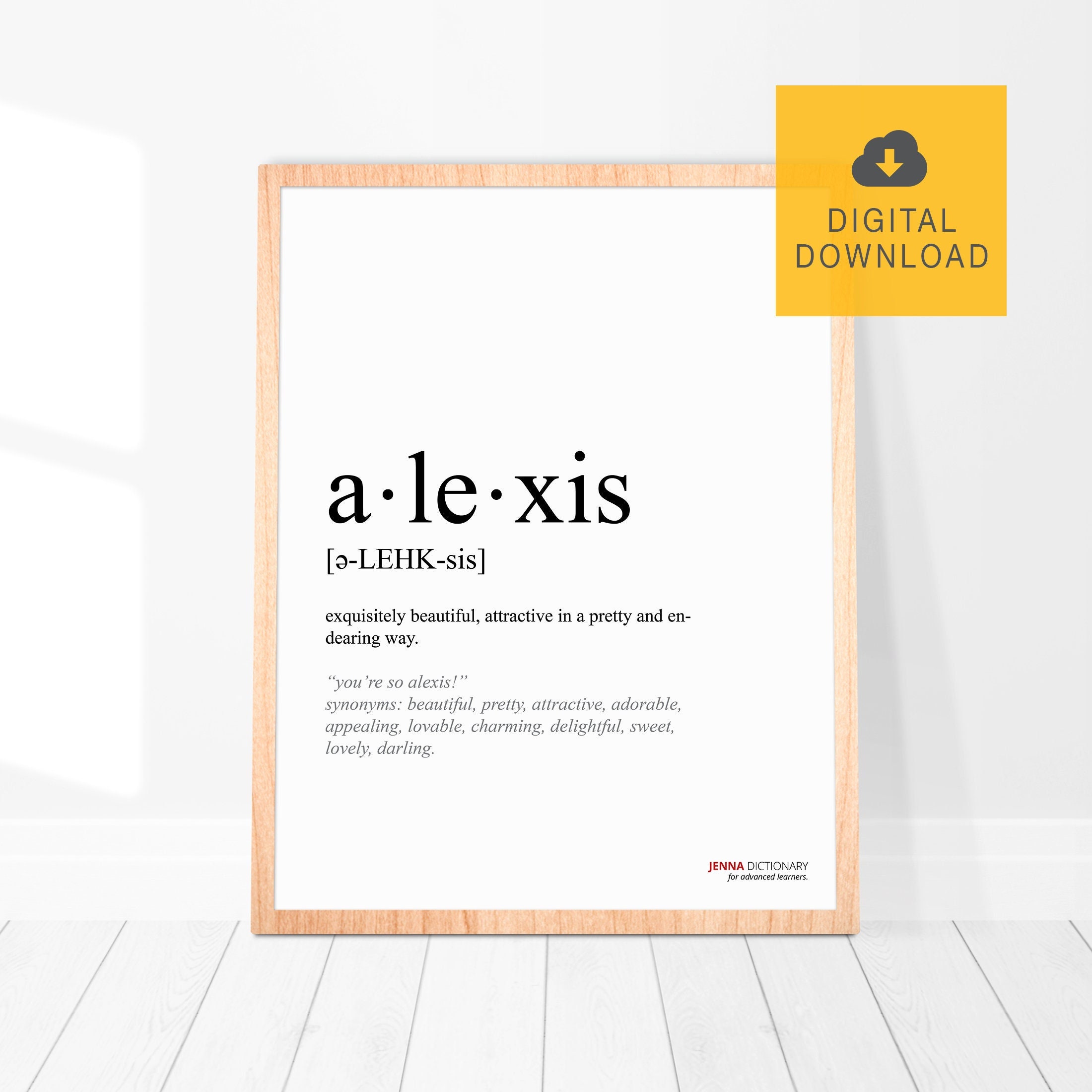 Personalized Name Definition Poster Custom Name Sign Custom - Etsy