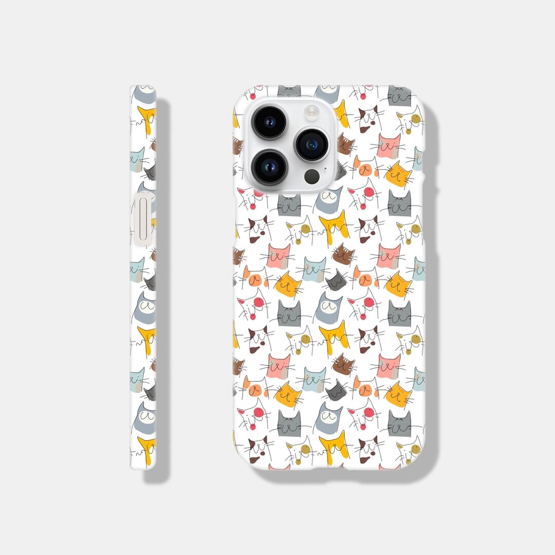 Happy Cats Phone Case - Etsy